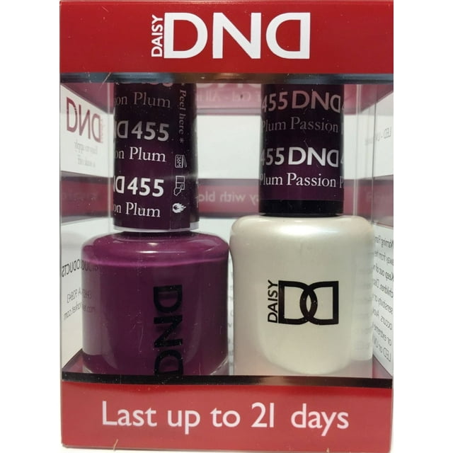 DND Nail Polish Gel & Matching Lacquer Set (455 Passion Plum) - Walmart.com