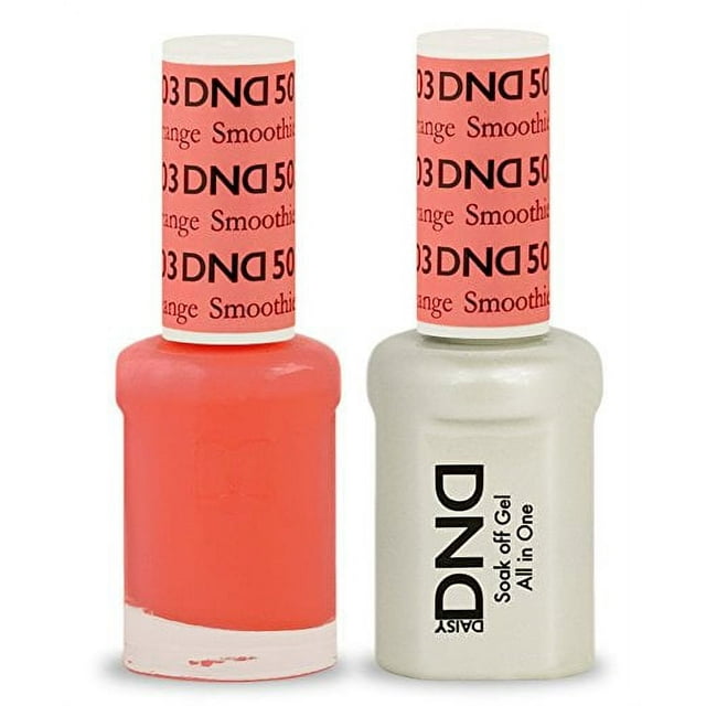 DND Nail Polish Gel & Matching Lacquer Set (503 - Orange Smoothie ...