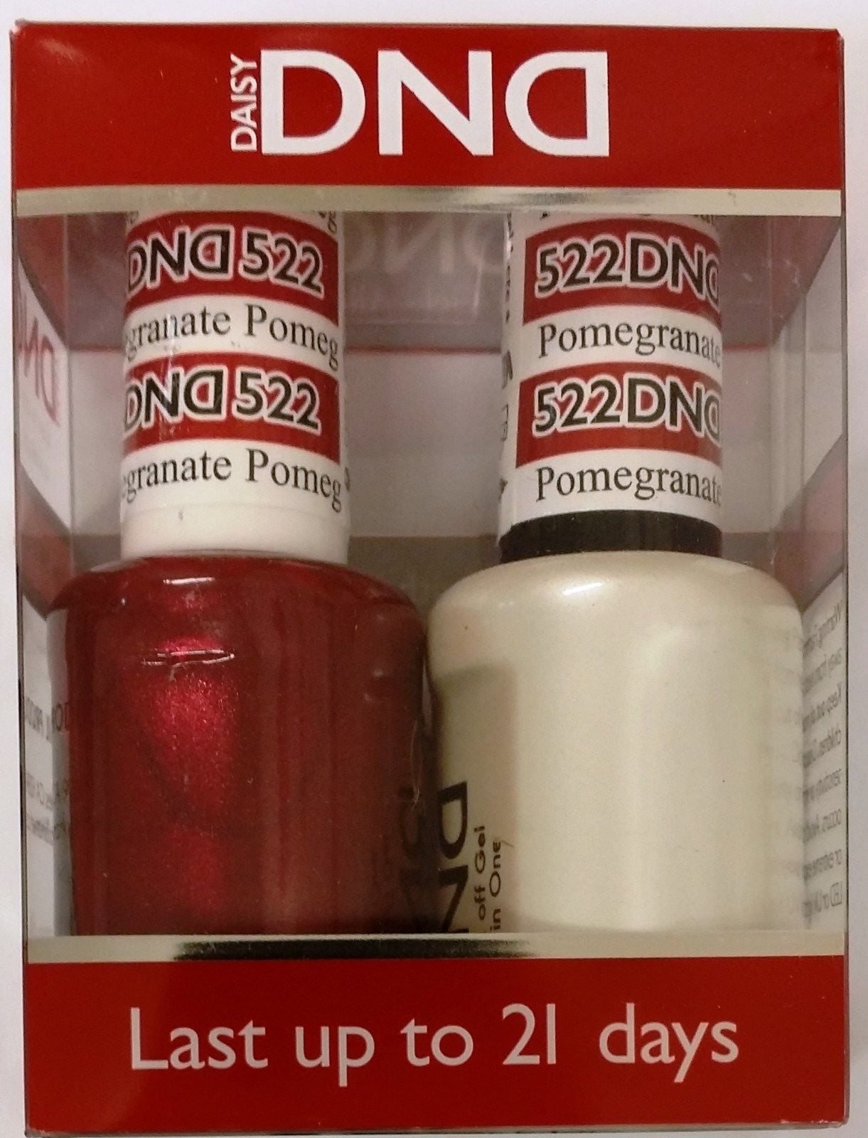 DND Nail Polish Gel & Matching Lacquer Set (522 - Pomegranate ...