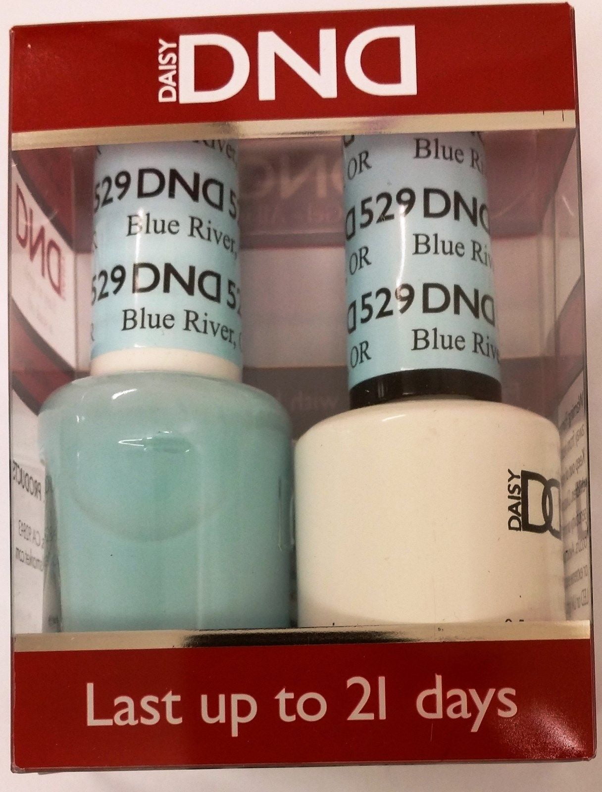 DND Nail Polish Gel & Matching Lacquer Set (529 - Blue River) - Walmart.com