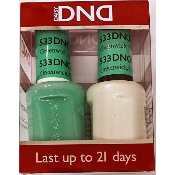 DND Nail Polish Gel & Matching Lacquer Set (533 - Greenwich) - Walmart.com