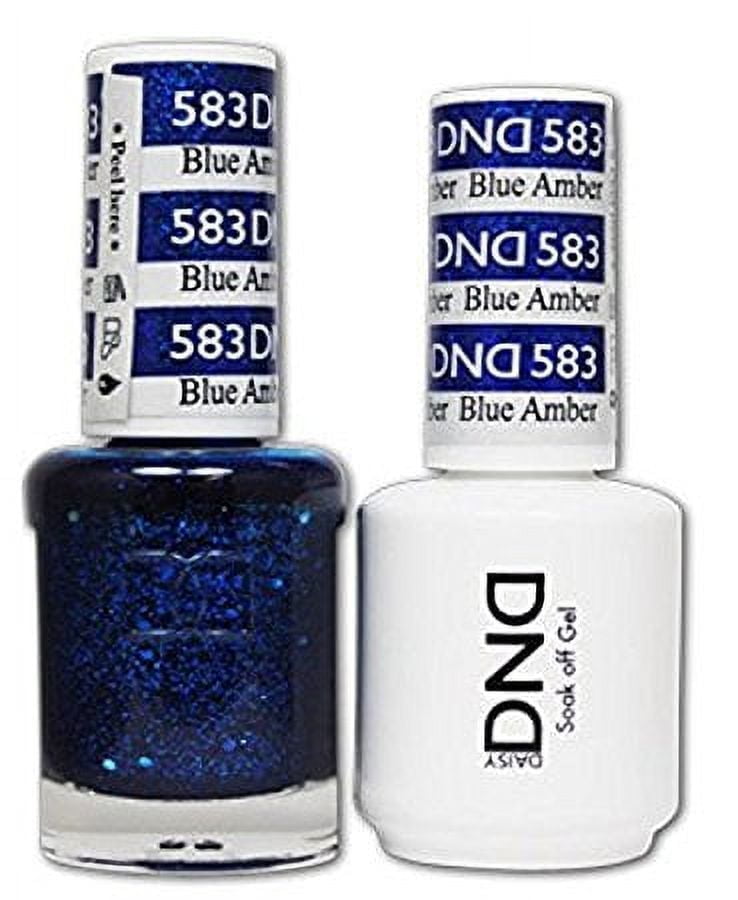 DND Nail Polish Gel & Matching Lacquer Set (583 - Blue Amber) - Walmart.com