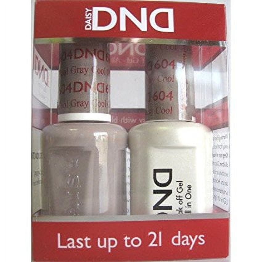 DND Nail Polish Gel & Matching Lacquer Set (604 - Cool Gray) - Walmart.com
