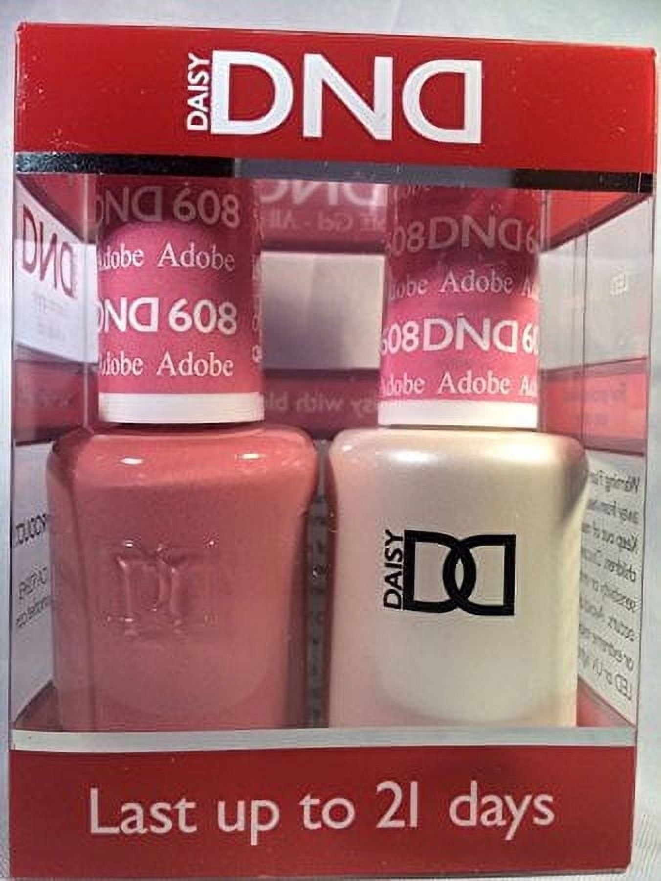 Daisy DND Nail Polish Gel, Matching Lacquer Set, Adobe Color, Vitamin ...