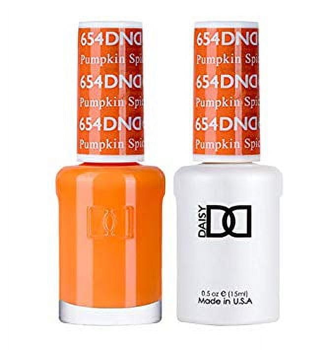 DND Nail Polish Gel & Matching Lacquer Set - 654 PUMPKIN SPICE ...