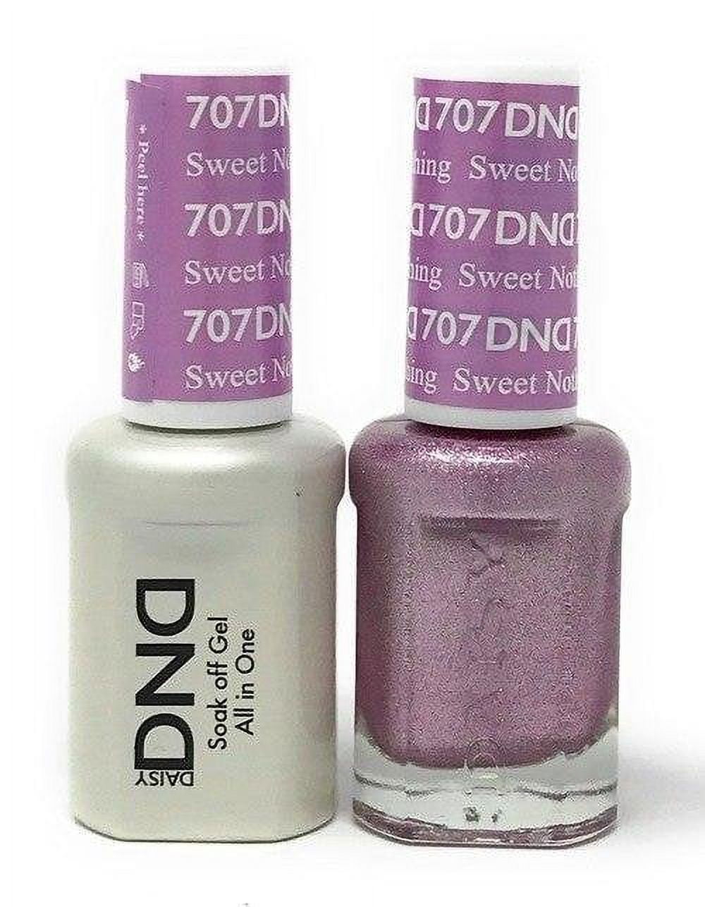 DND Nail Polish Gel & Matching Lacquer Set Duo 707 Sweet Nothing ...