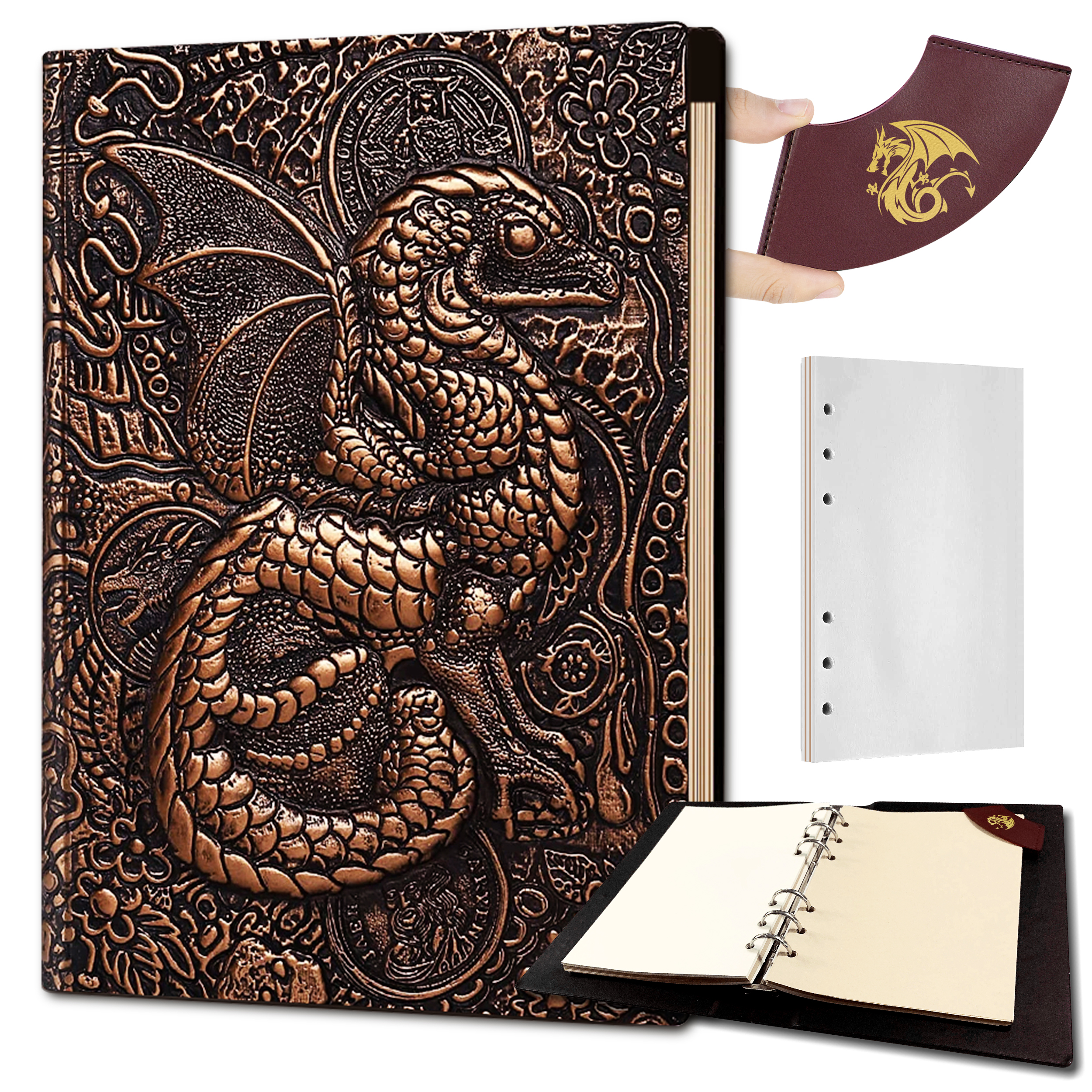 DND Notebook Journal Dungeon Master Dragons D&D Dice Accessories Role ...