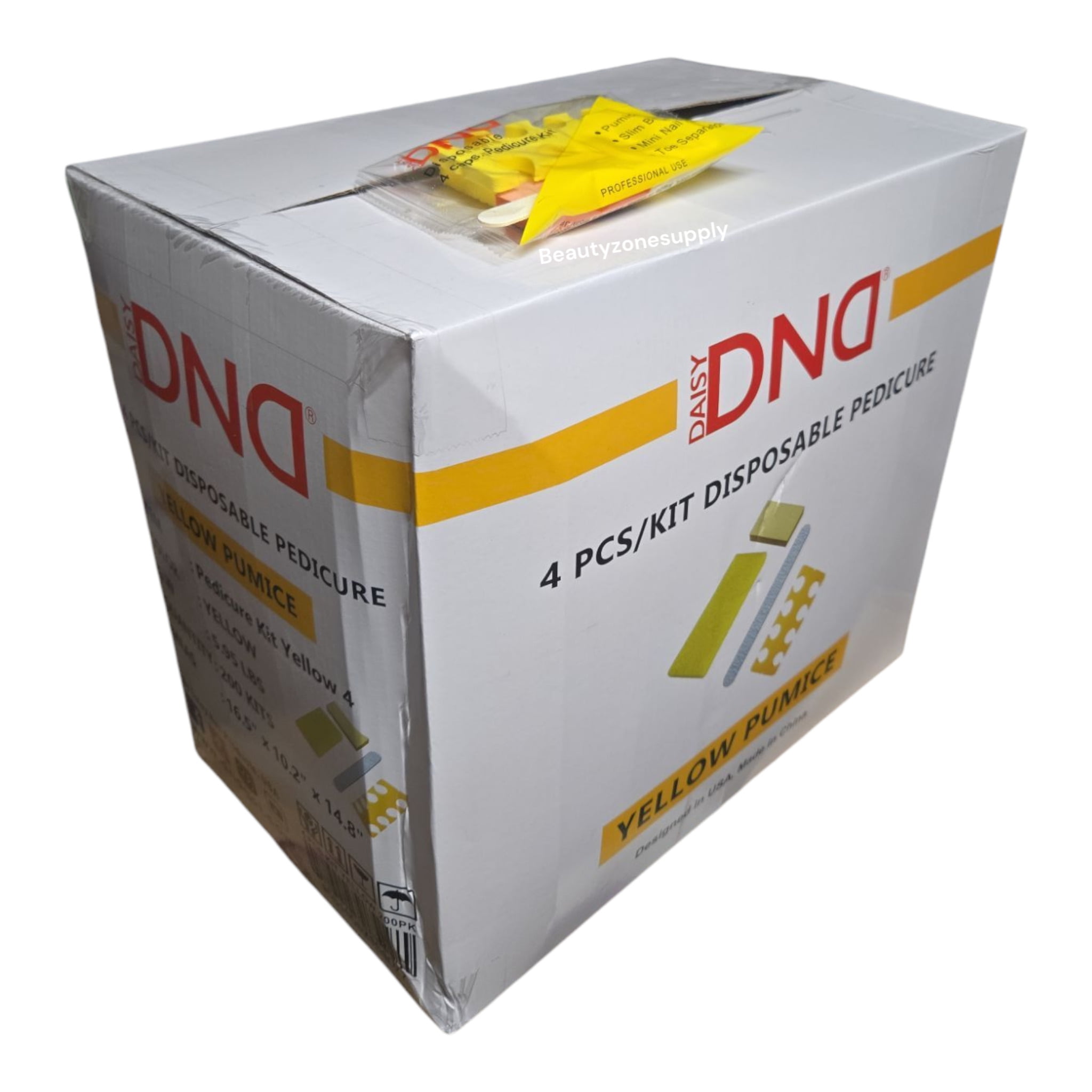 DND Pedicure Kit Yellow 200 Kits/Box - Walmart.com