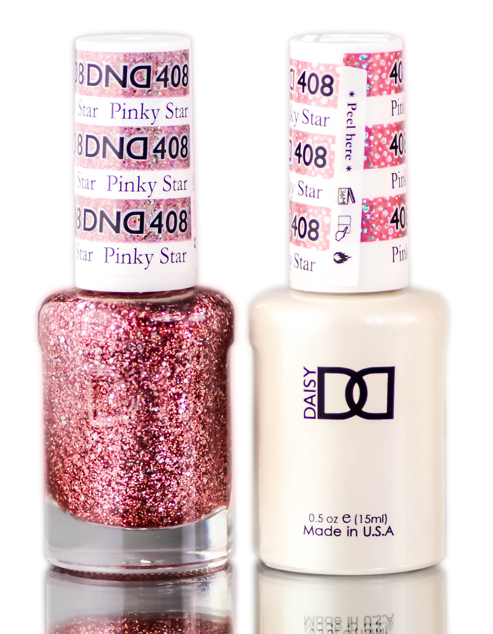 DND Pinks & Orange Duo Gel - Pinky Star (408) - Pack of 1 with Sleek ...