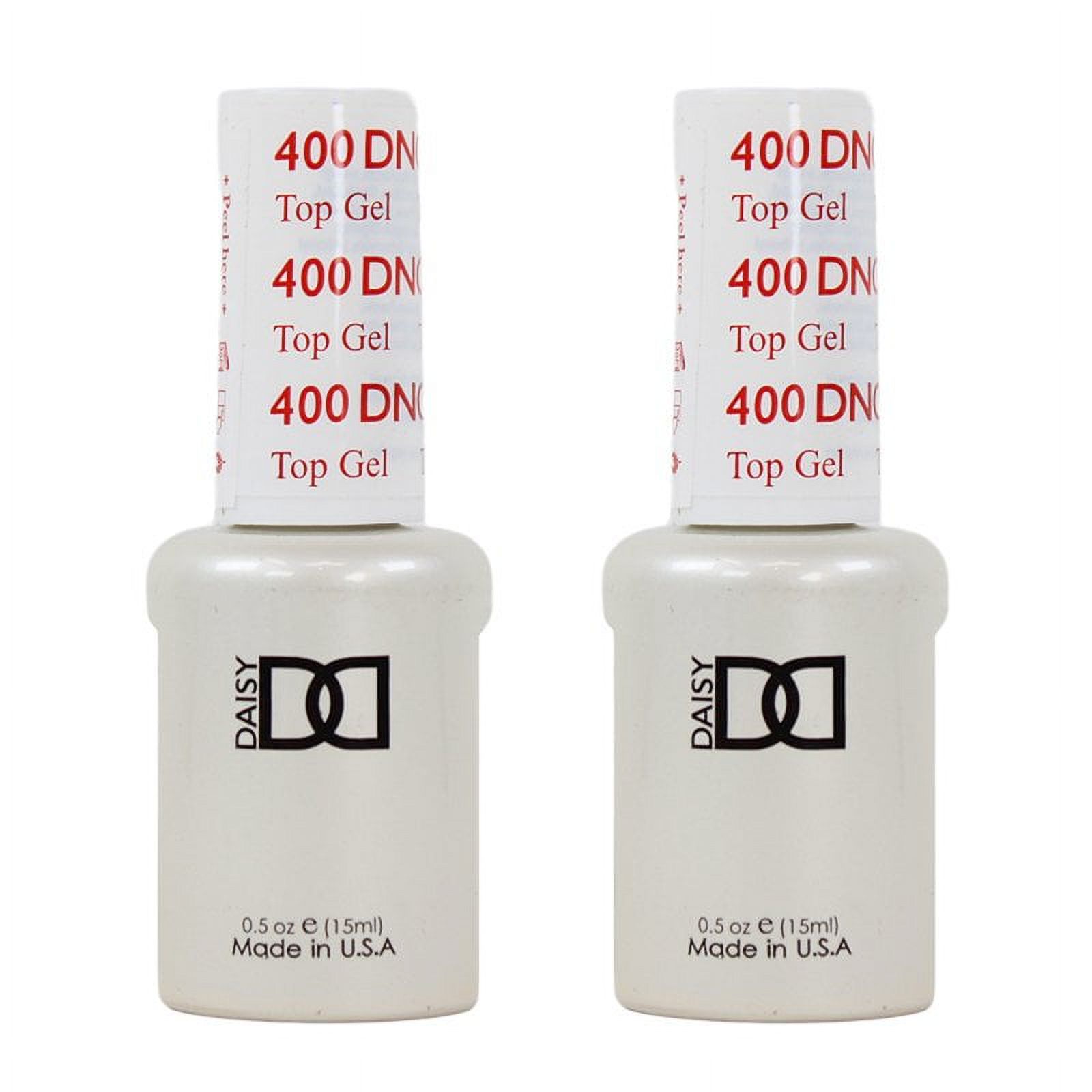 DND Soak off Gel TOP GEL 400 2 Bottles - Walmart.com