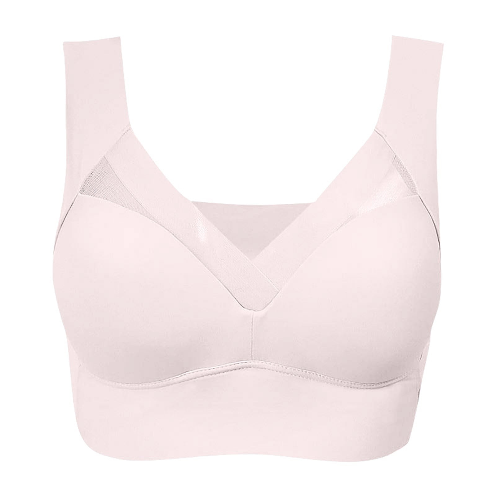 DNDKILG Women's Seamless Wire Free Push-Up Bra Bras Padded T-Shirt Bra ...