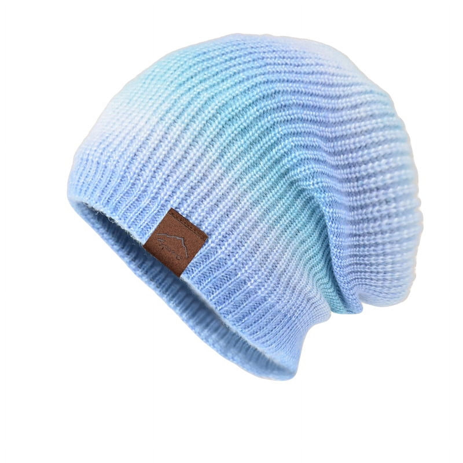 DNDKILG Women's Thick Winter Beanie Hats Warm Cable Knit Soft Hats for ...