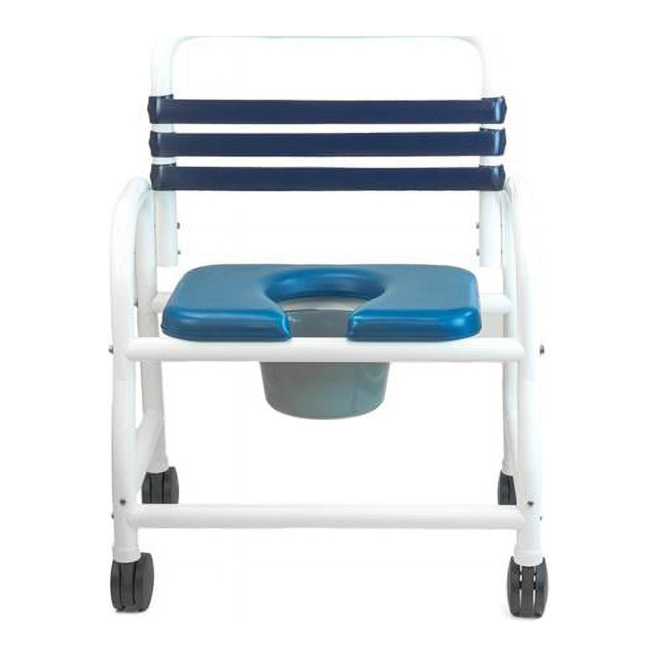 DNE-126-4TWL Deluxe New Era Infection Control Shower Commode Chair - 4 ...