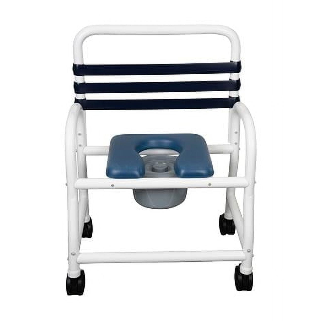 DNE-126-4TWL Deluxe New Era Infection Control Shower Commode Chair - 4 ...