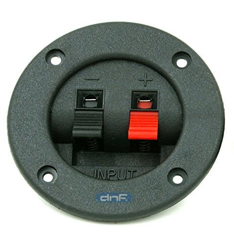 DNF (1 Piece ) 3" Round Push Spring Speaker Box Terminal Cup - Walmart.com