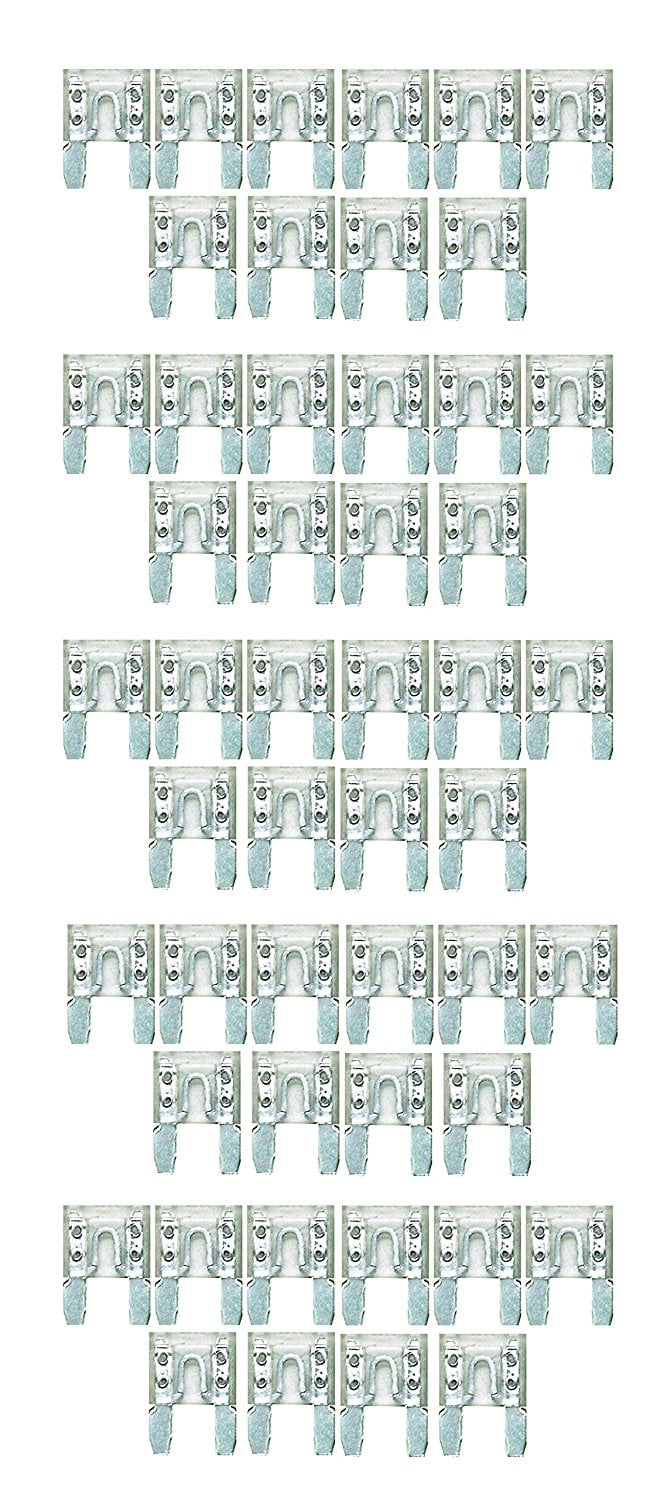 DNF 50 Pack 25 AMP ATS/ATC Mini Blade 12V Automobile Fuses - Walmart ...