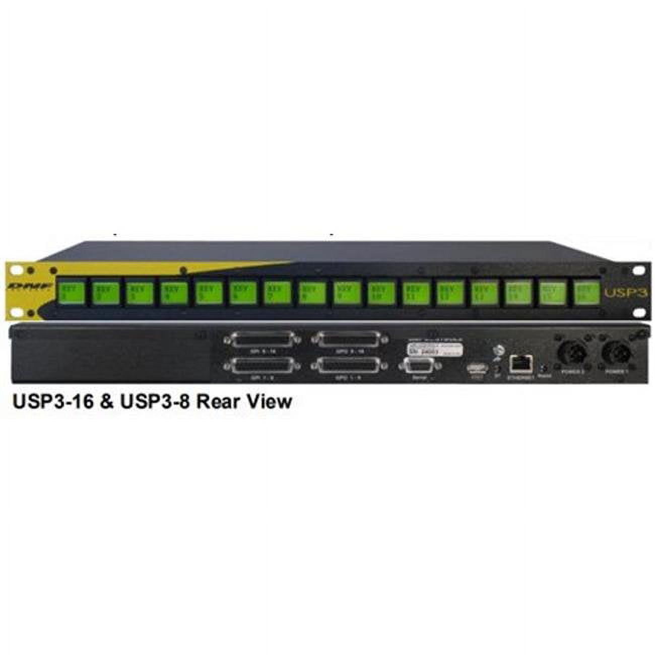 DNF Controls DNF-USP3-16 Universal Switch Panel with 16 LCD Push ...