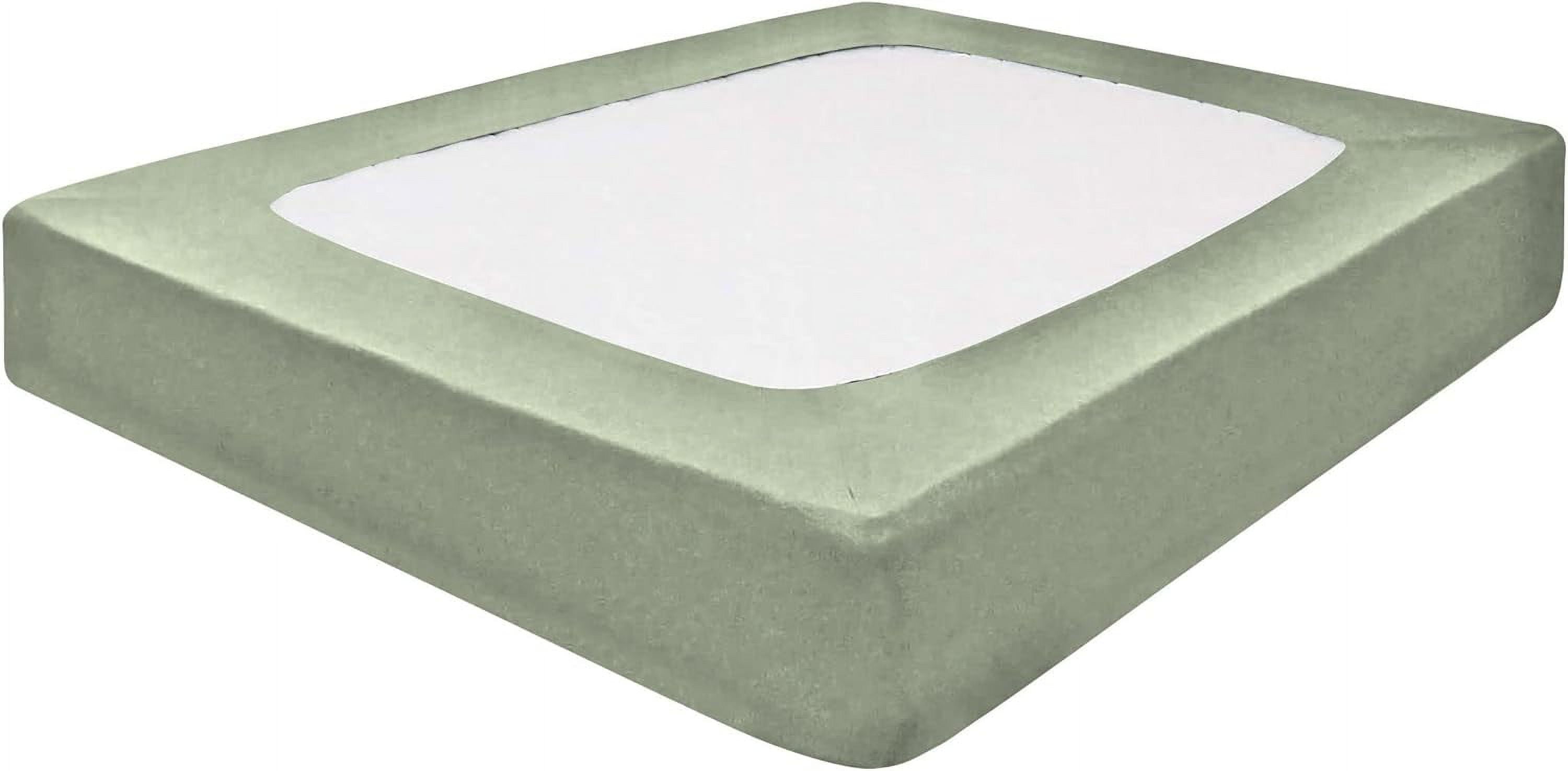 DNG Creations 1 Piece Box Spring Cover 100% Egyptian Cotton Wrap Around ...