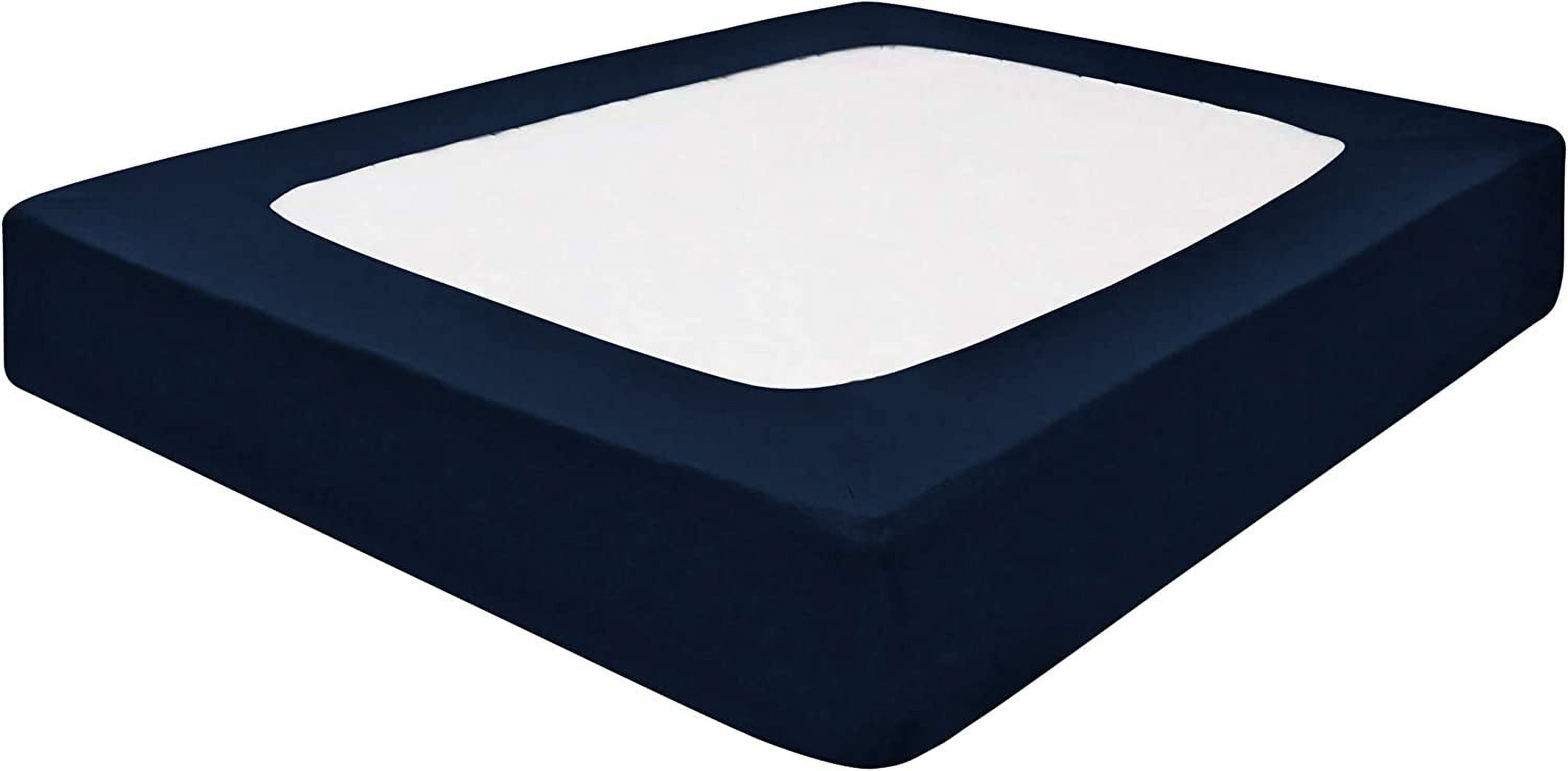 DNG Creations 1 Piece Box Spring Cover 100% Egyptian Cotton Wrap Around ...