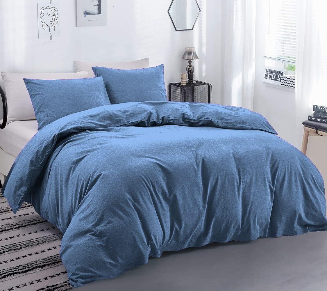 DNG Creations 1 Piece Duvet Cover with Zipper & Corner Ties - 100% ...