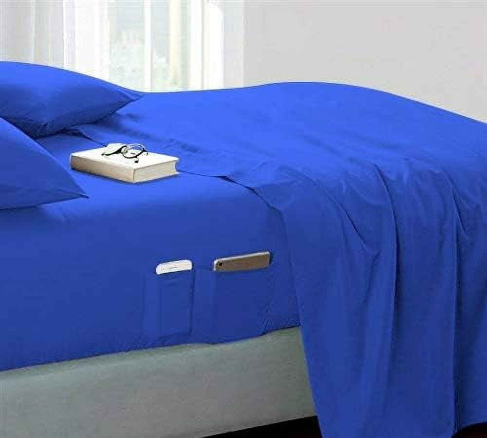 DNG Creations 4 Piece Sheet Set 10 Inch Deep Pocket With Side Storage ...