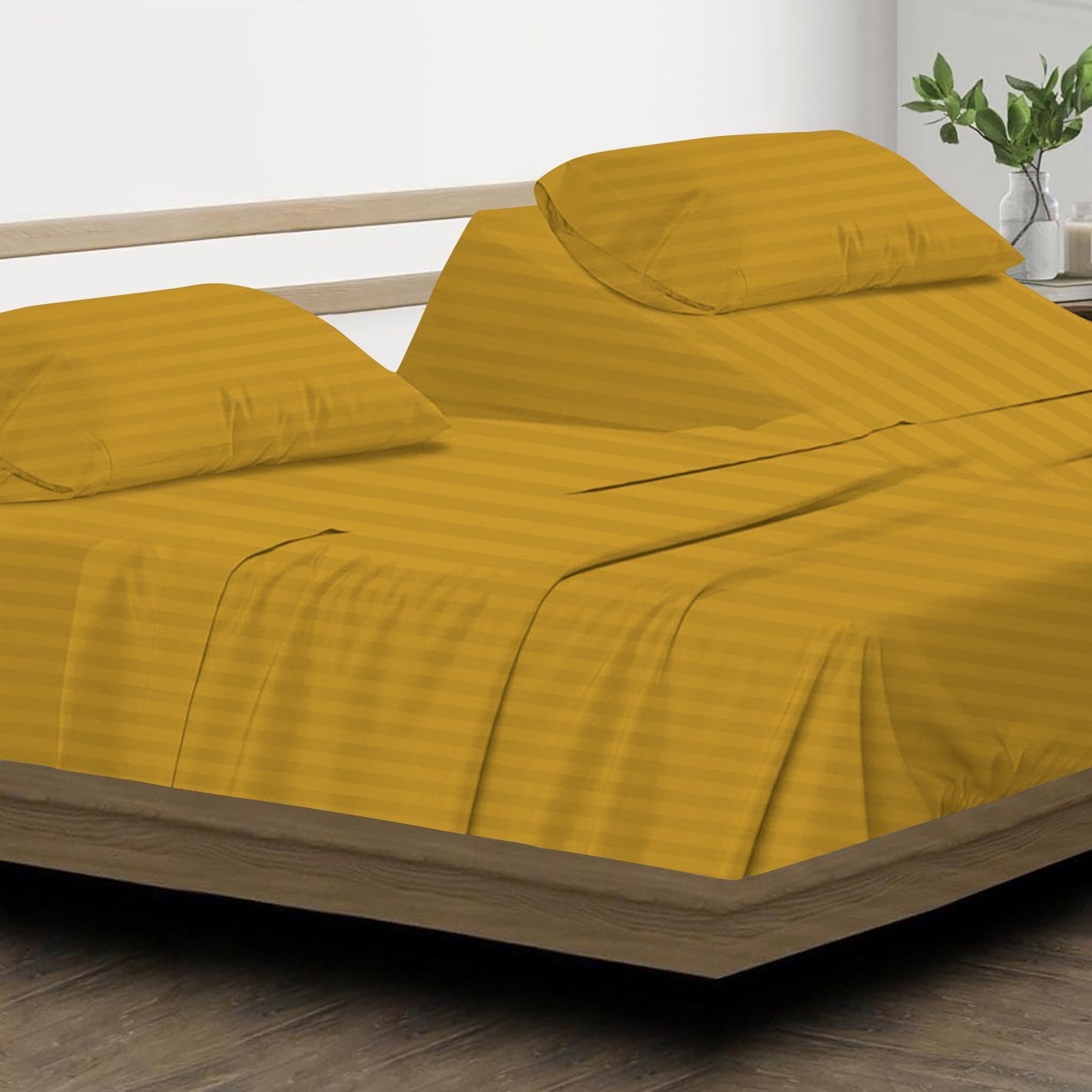 DNG Creations 4 Piece Split Top King Adjustable Flex Top Sheet Set 800 ...