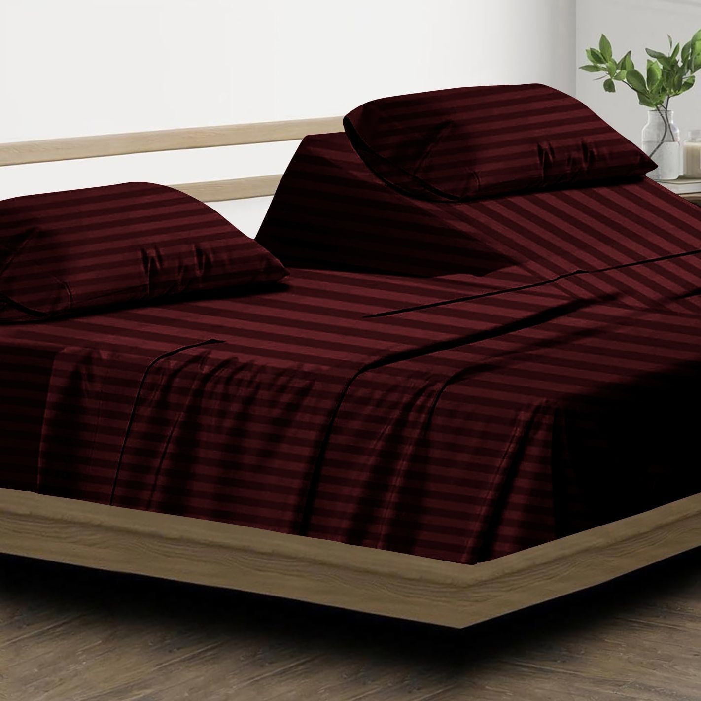 DNG Creations 4 Piece Split Top Queen Adjustable Flex Top Sheet Set 800 ...