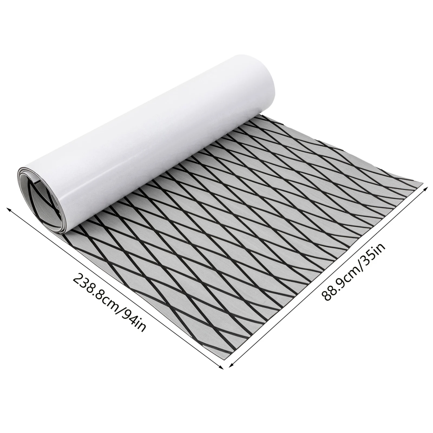 DNGDNG 94” x 35”Seating Non-Slip Self-Adhesive Pad Swimming Pool Carpet ...