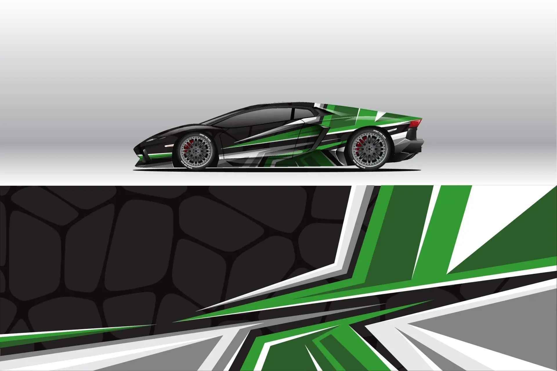 DNGDNG Car Wrap Sports Car Vehicle Livery Graphic Background Design ...
