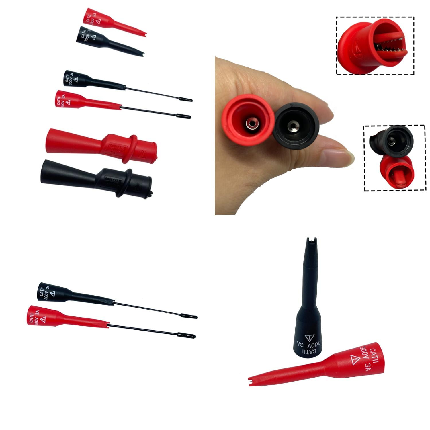 DNGHIFS Accurate and Reliable High-Quality Multimeter Test Leads Probe ...