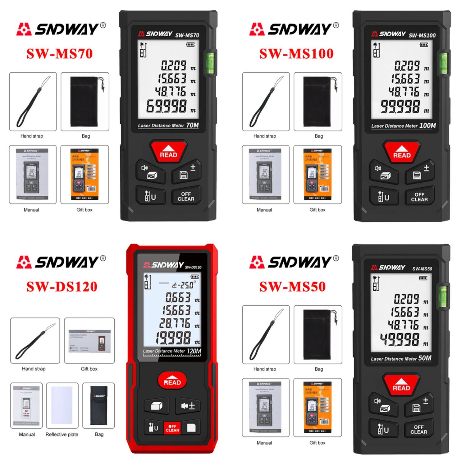 DNGHIFS Laser Distance Meter Digital Rangefinder with Distance Area ...