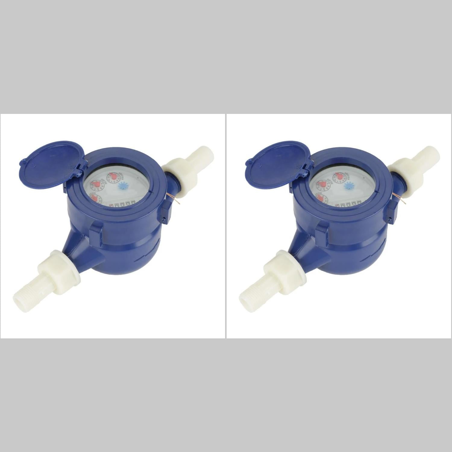 DNGHIFS Water Meter Water Flow Meter 15mm inch Cold Water Meter Garden ...
