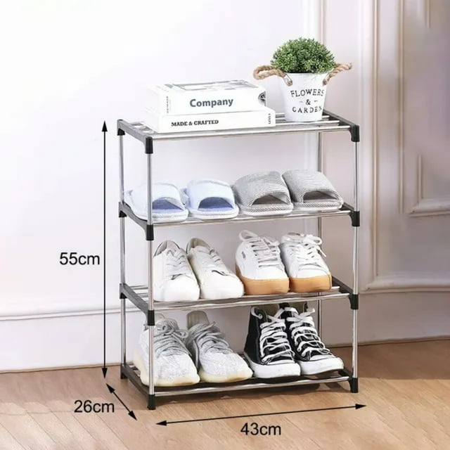 DNGZJAO Multi-layered and space-saving shoe rack for simple household ...
