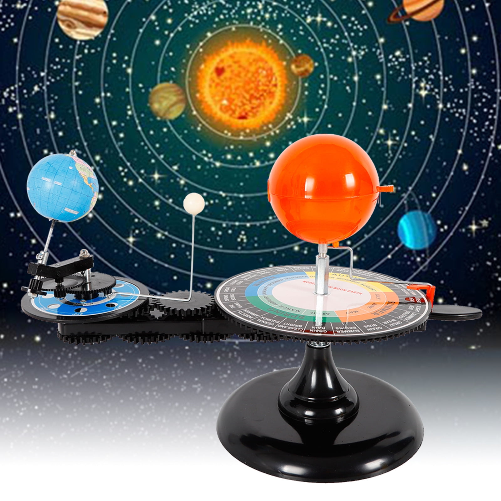 DNGZJAO Solar System Model Globe Earth Sun Orbital Planet Planetarium ...