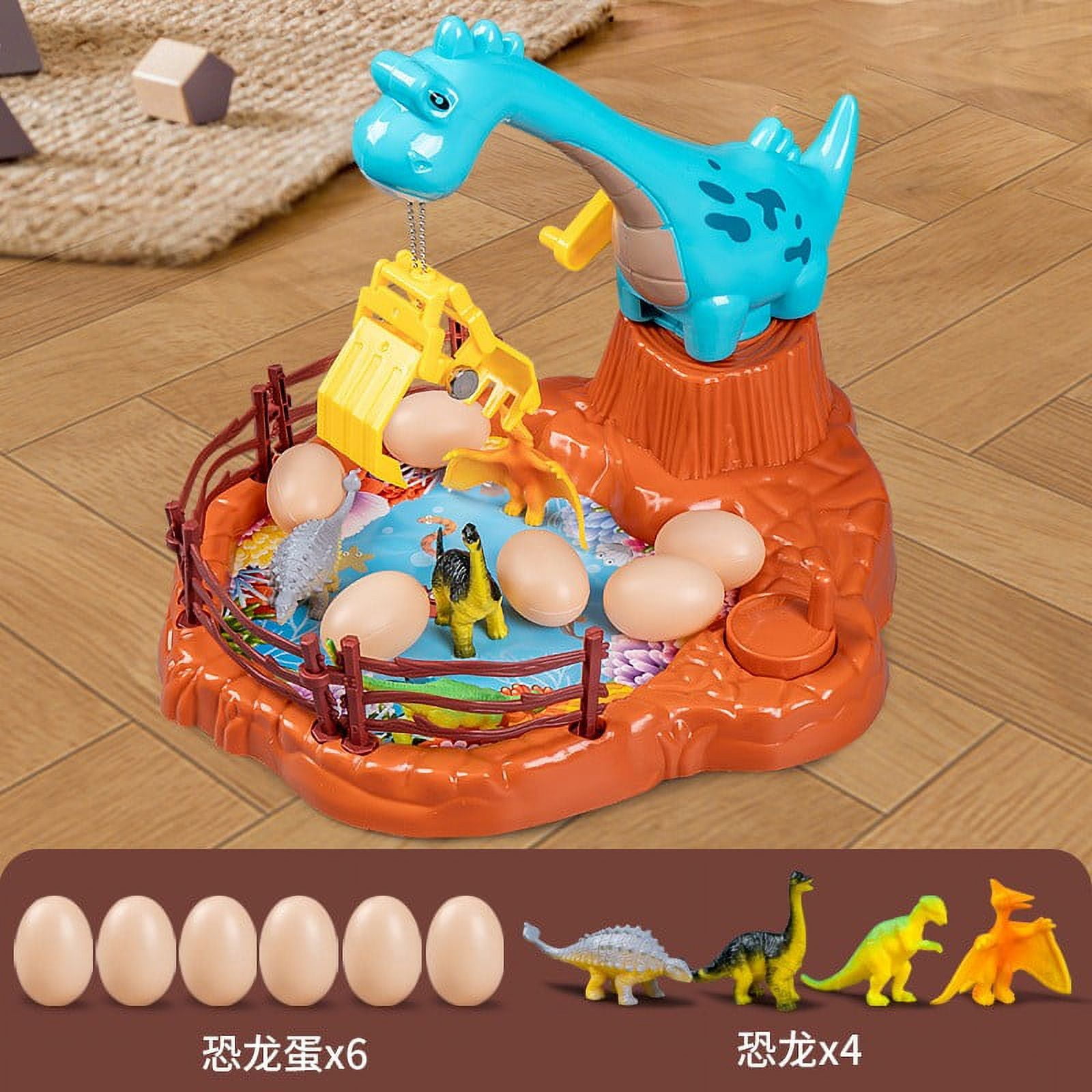 DNHAQB Dinosaur Eggs Rescues Game Kids Claw Machine Toy with 6 Eggs & 4 ...