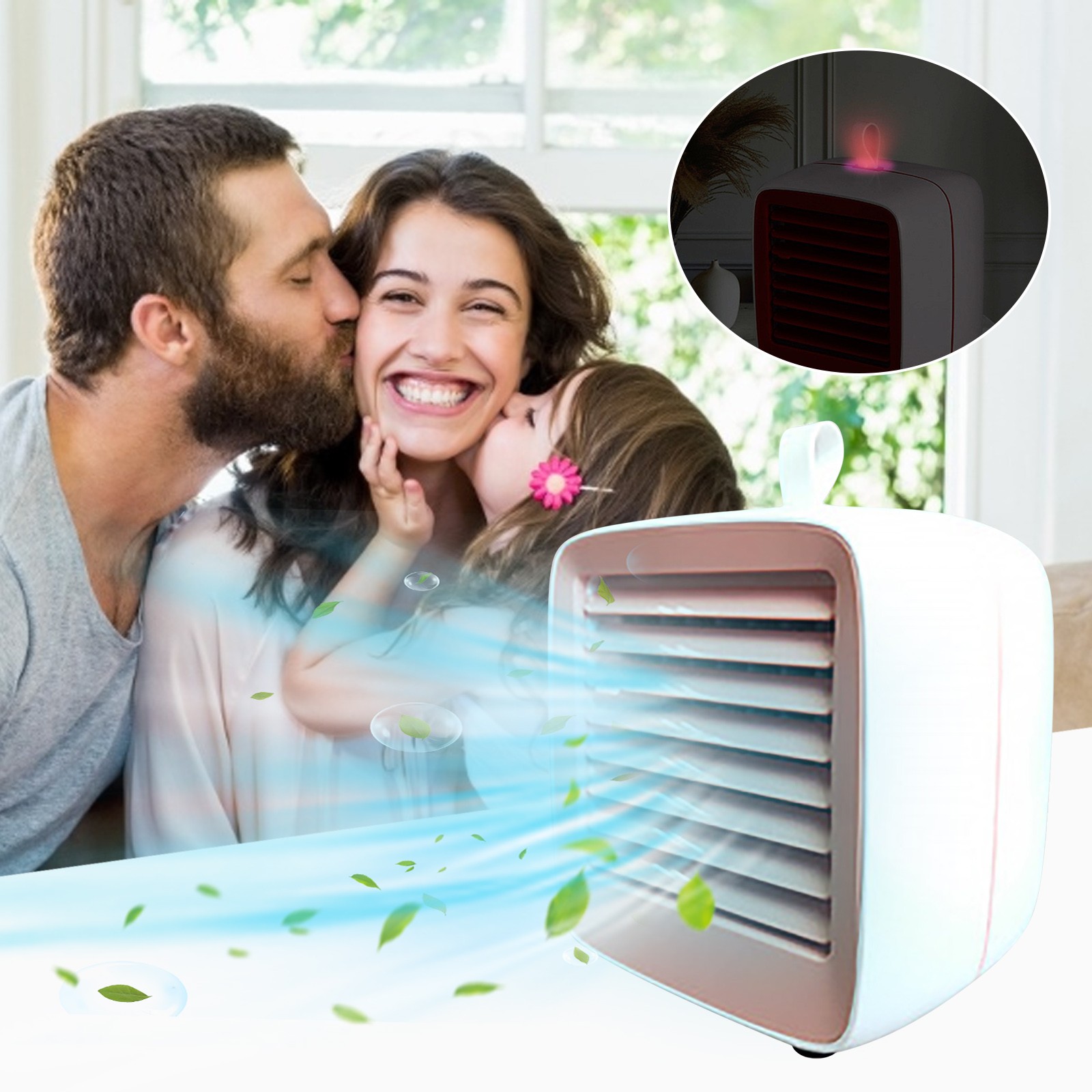 Cooling Fan Bubbacare Portable Air Conditioners, Personal Evaporative ...