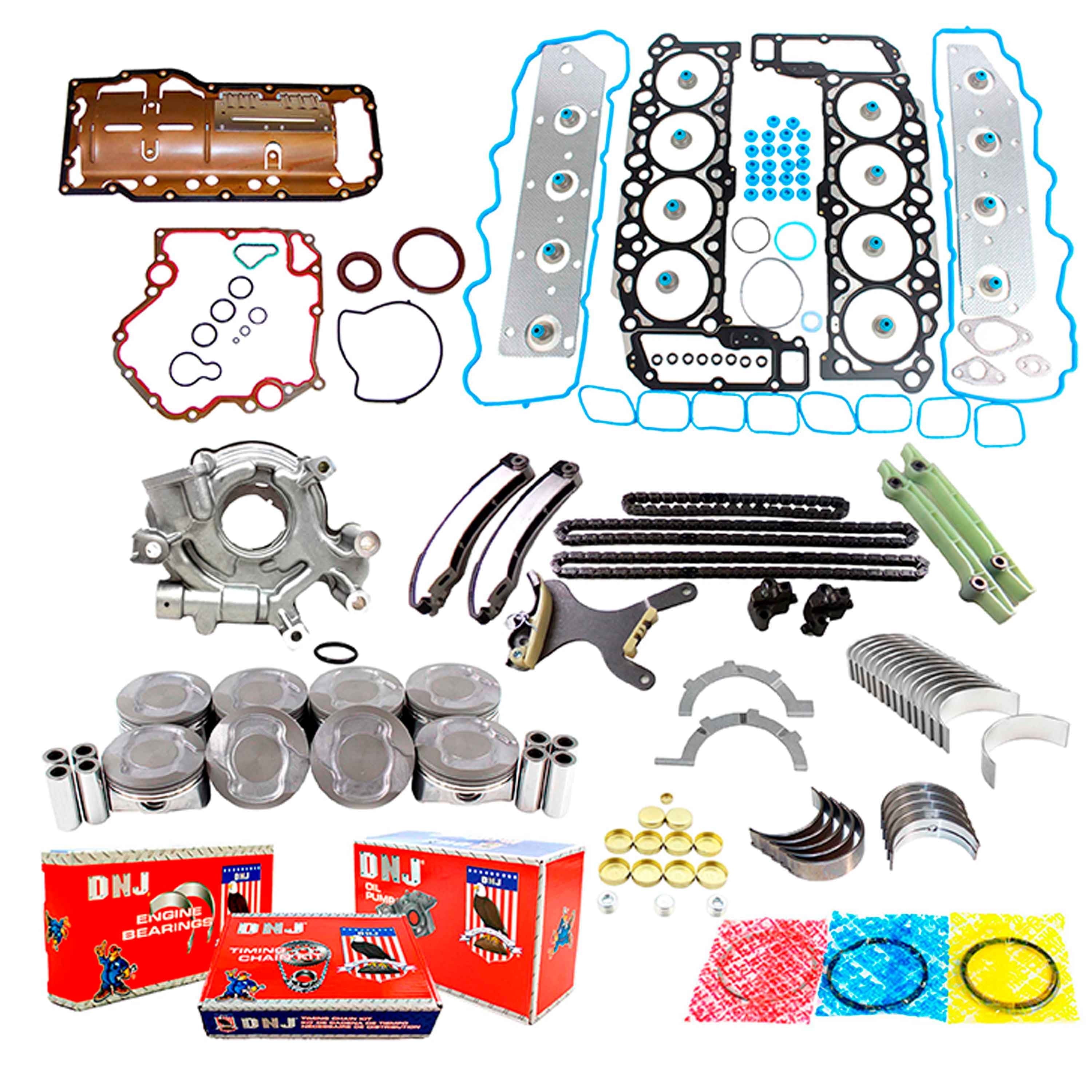 DNJ EK1102AM Master Engine Rebuild Kit Fits Cars & Trucks 2008-2013 ...