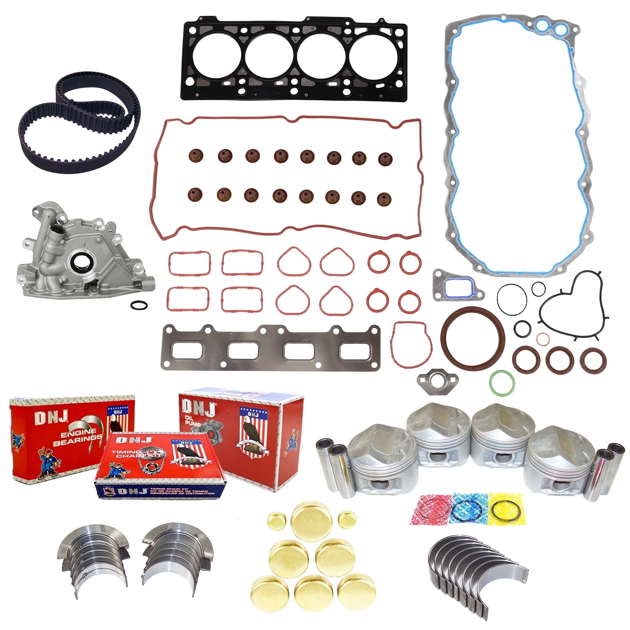 DNJ EK111AM Master Engine Rebuild Kit Fits Cars & Trucks 2001 Chrysler ...