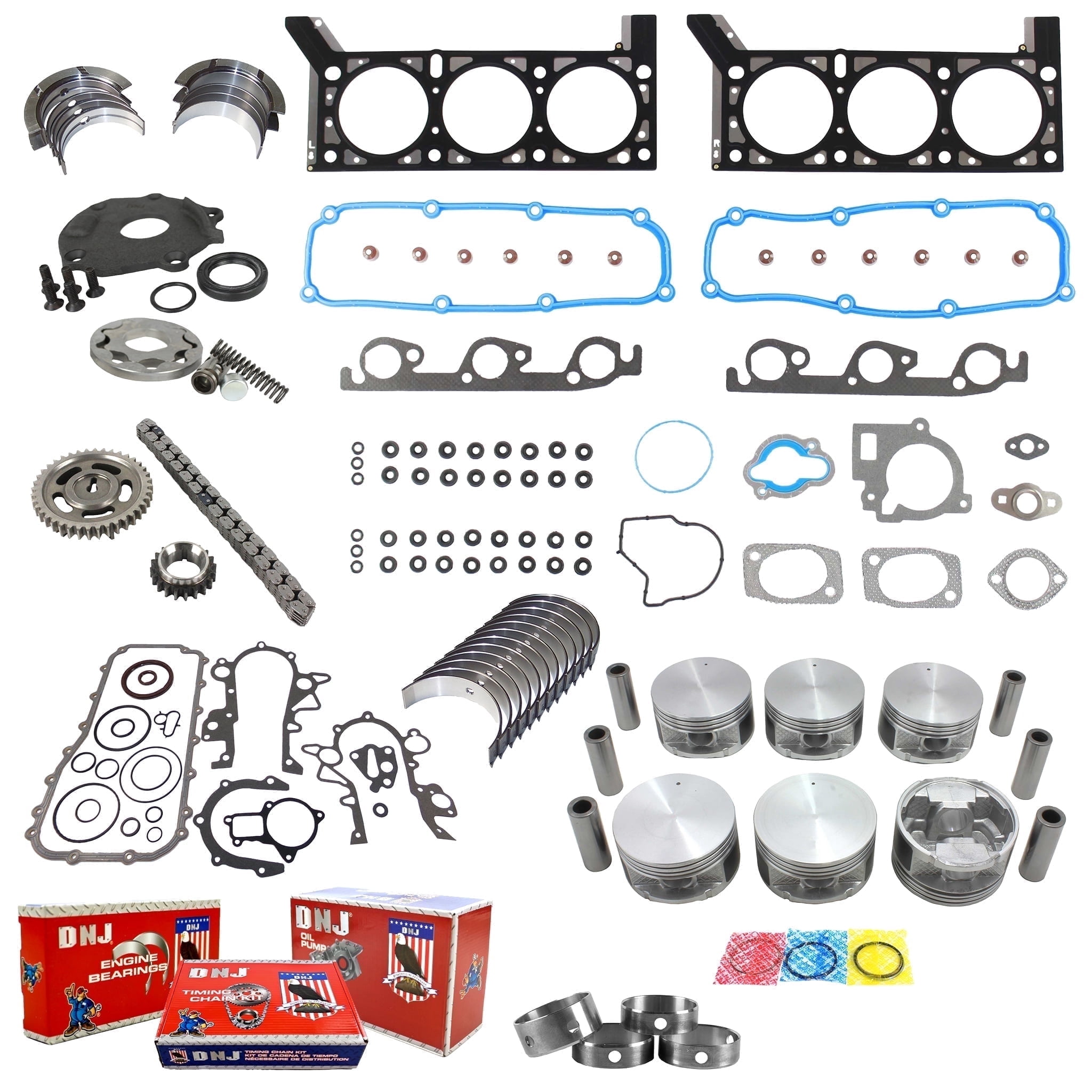 DNJ EK1134BM Master Engine Rebuild Kit Fits Cars & Trucks 2005 Chrysler ...