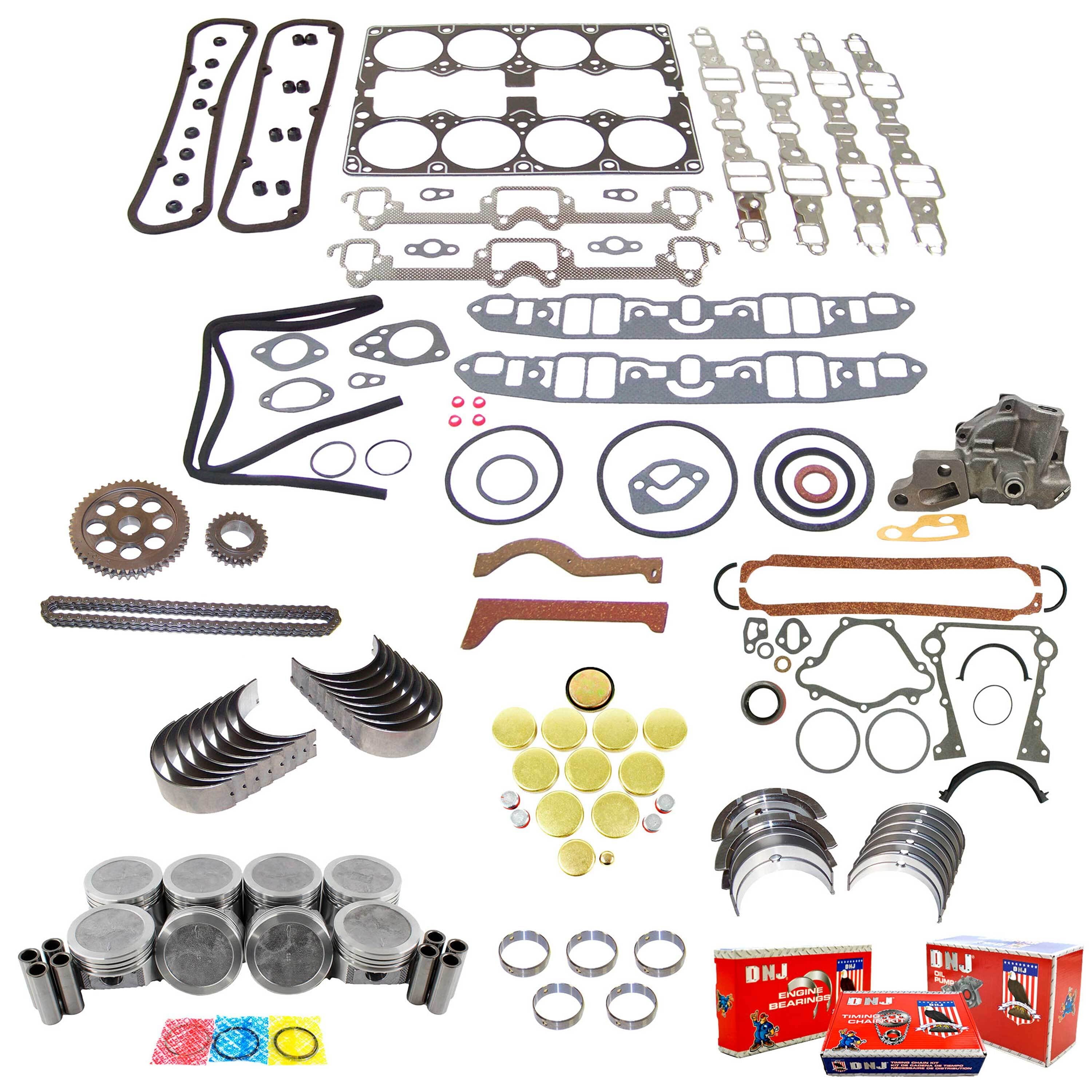 DNJ EK1153HM Master Engine Rebuild Kit Fits Cars & Trucks 1989 Dodge ...