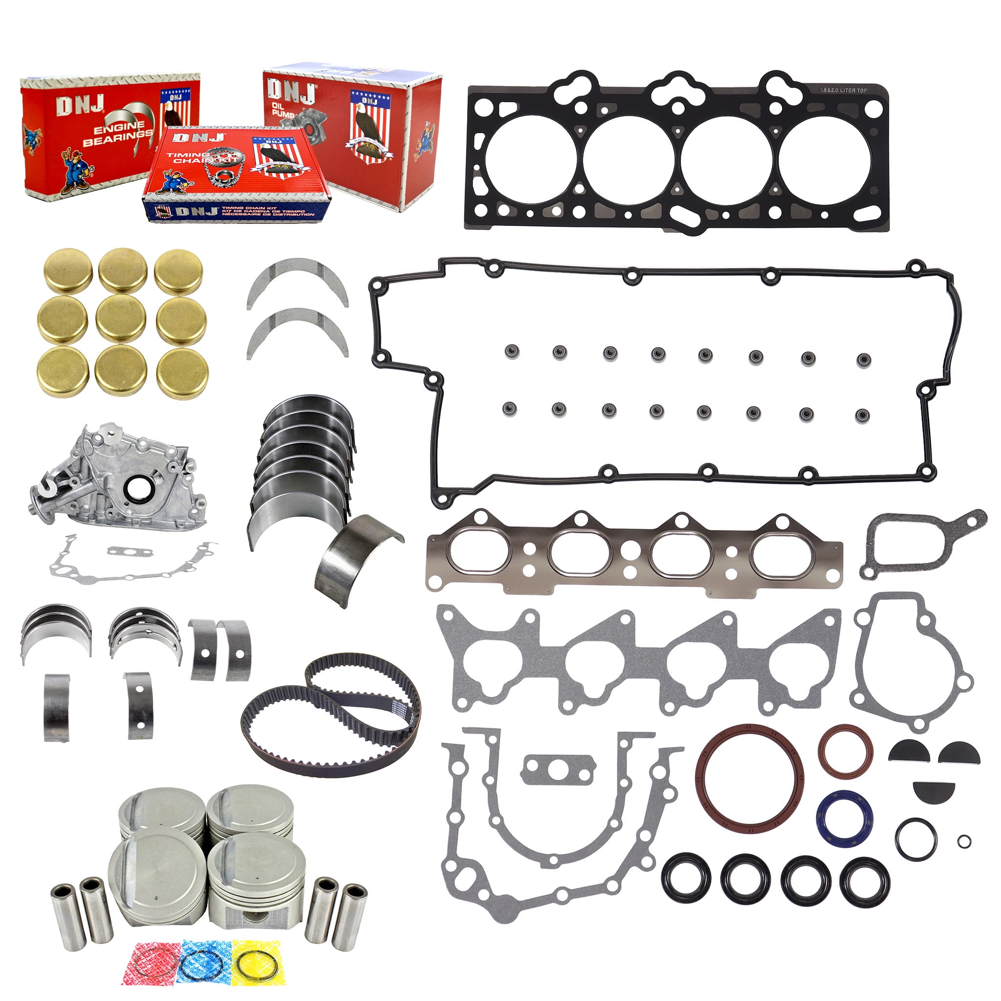 DNJ EK124AM Master Engine Rebuild Kit Fits Cars & Trucks 1997-2001 ...