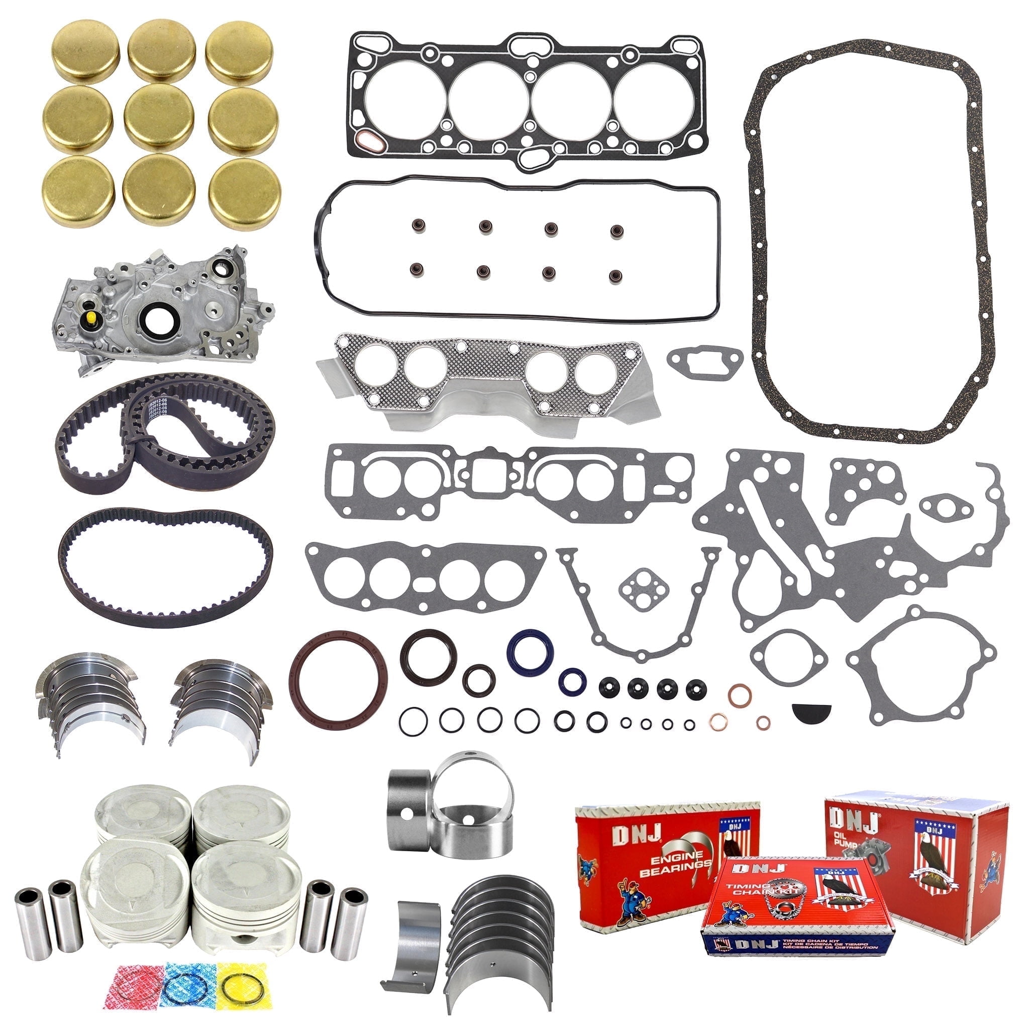 DNJ EK128M Master Engine Rebuild Kit Fits Cars & Trucks 1993-1996 Mitsubishi Mighty Max 2.4L ...