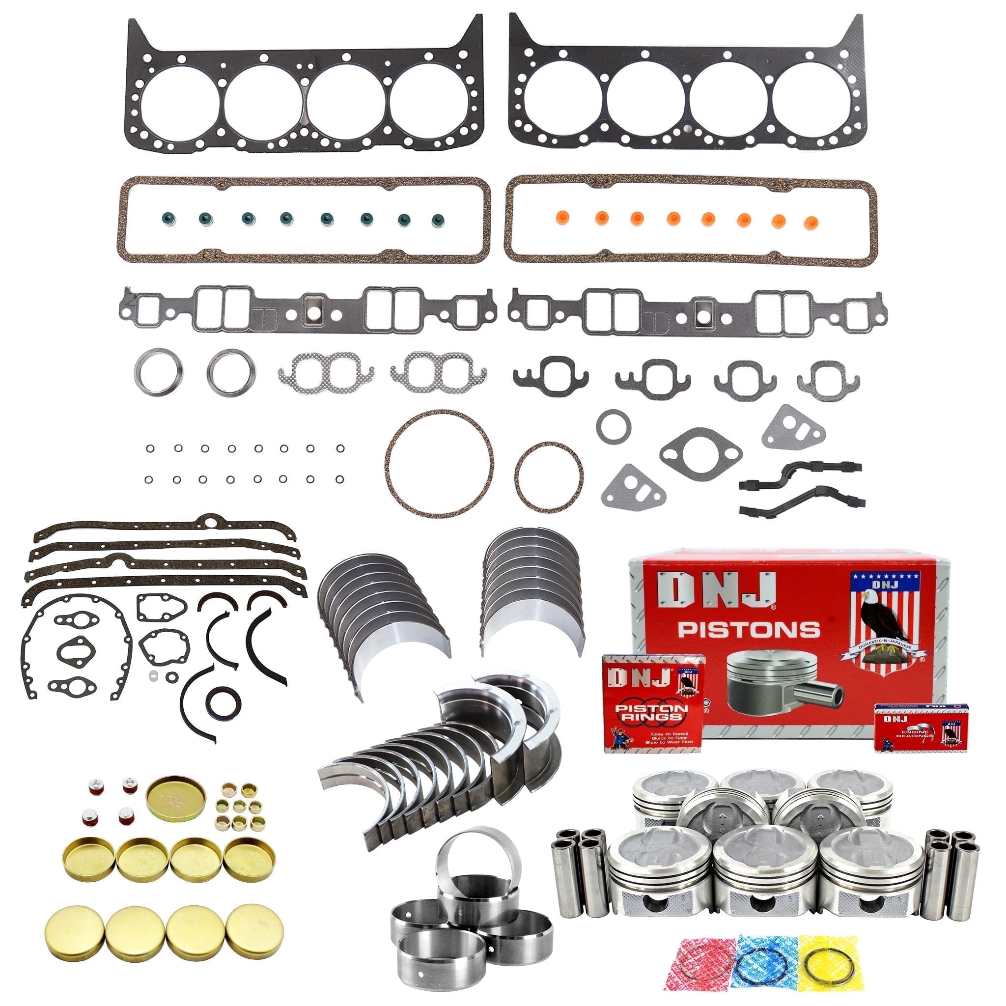 DNJ EK3102 Engine Rebuild Kit Fits Cars & Trucks 1981-1985 Chevrolet ...