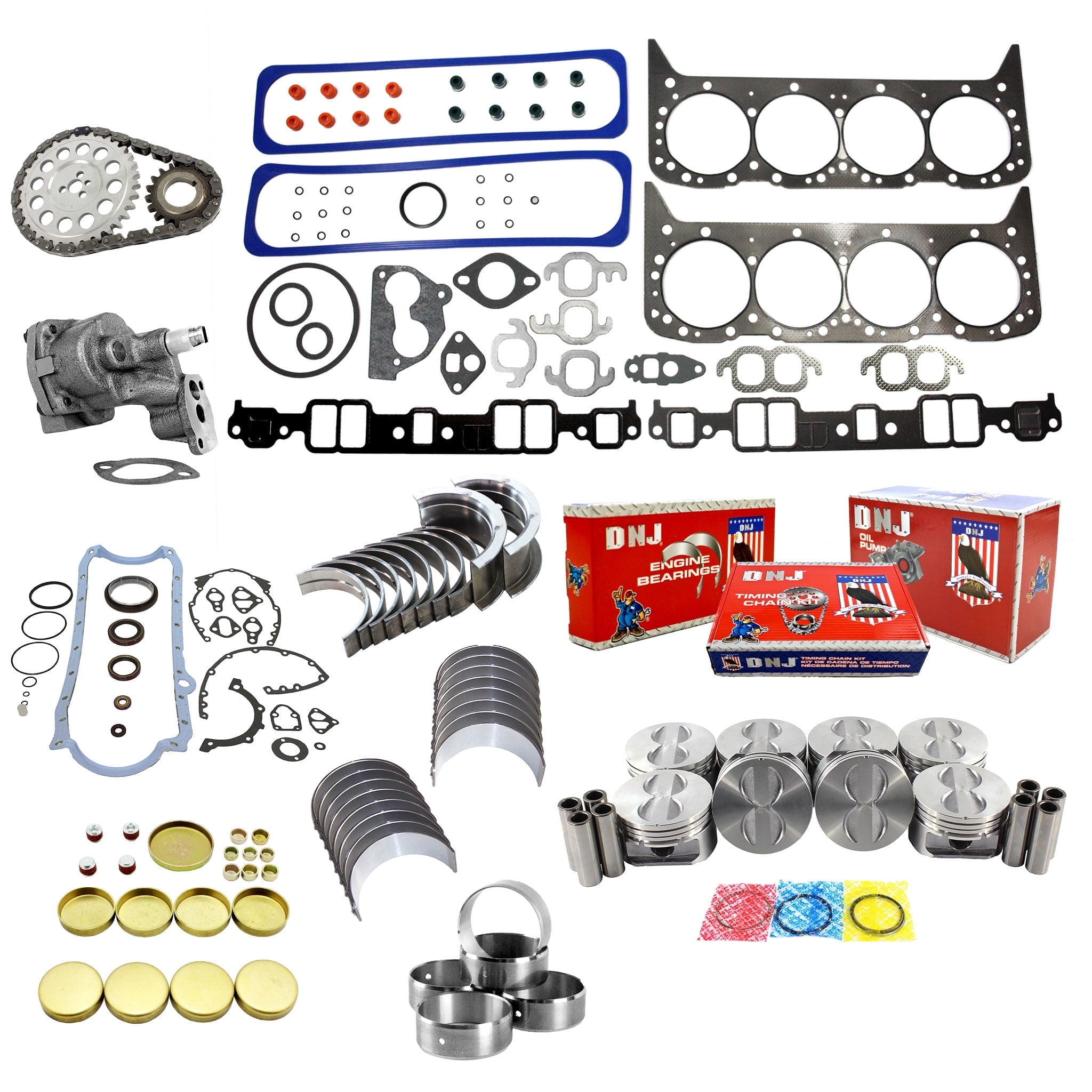 DNJ EK3103BM Master Engine Rebuild Kit Fits Cars & Trucks 1990-1993 ...