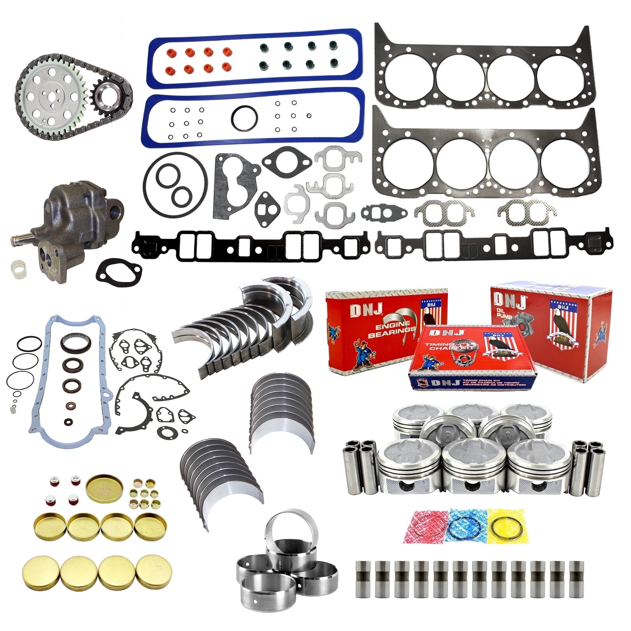 DNJ EK3103EM Master Engine Rebuild Kit Fits Cars & Trucks 1987-1995 AM ...