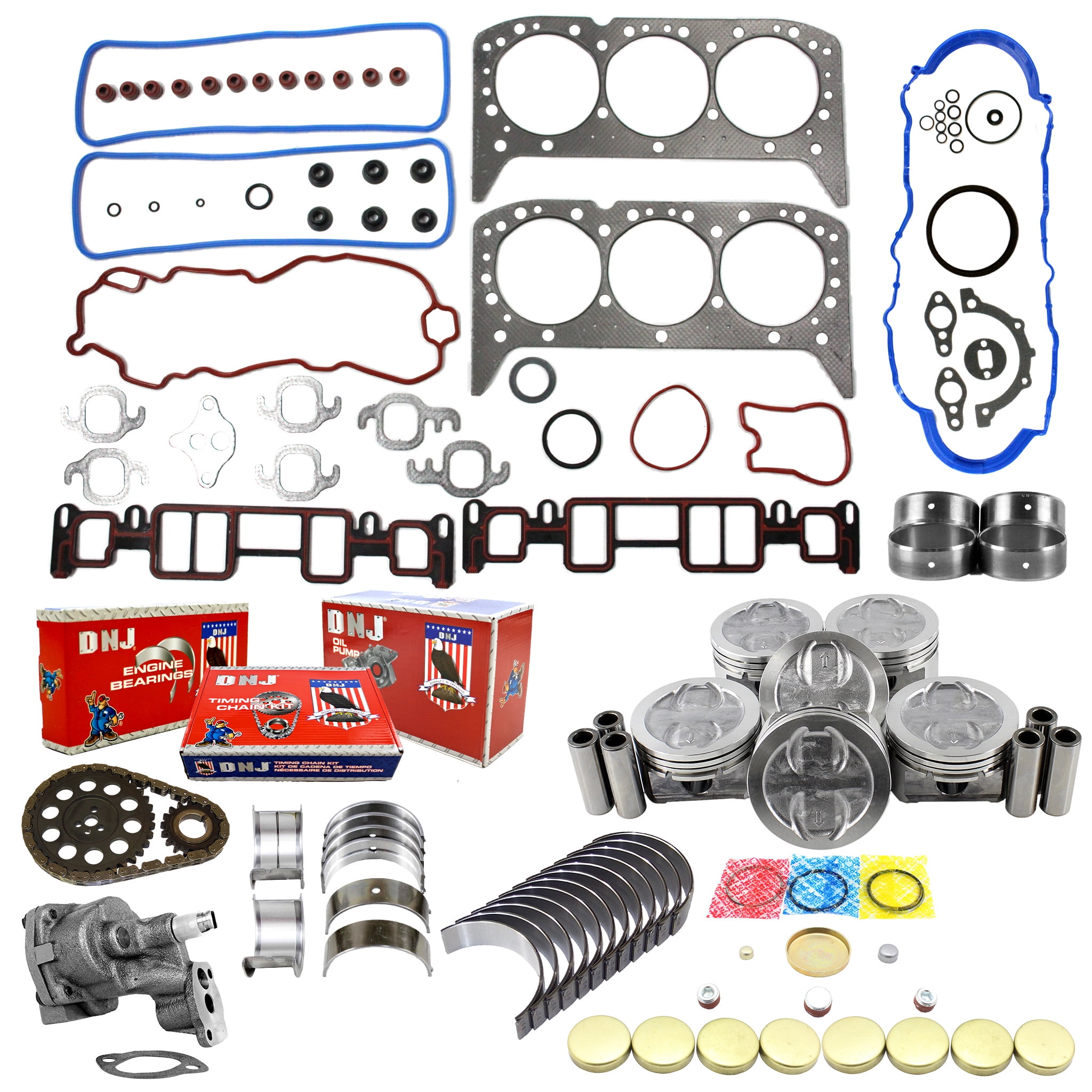 DNJ EK3129M Master Engine Rebuild Kit Fits Cars & Trucks 1996-1998 ...