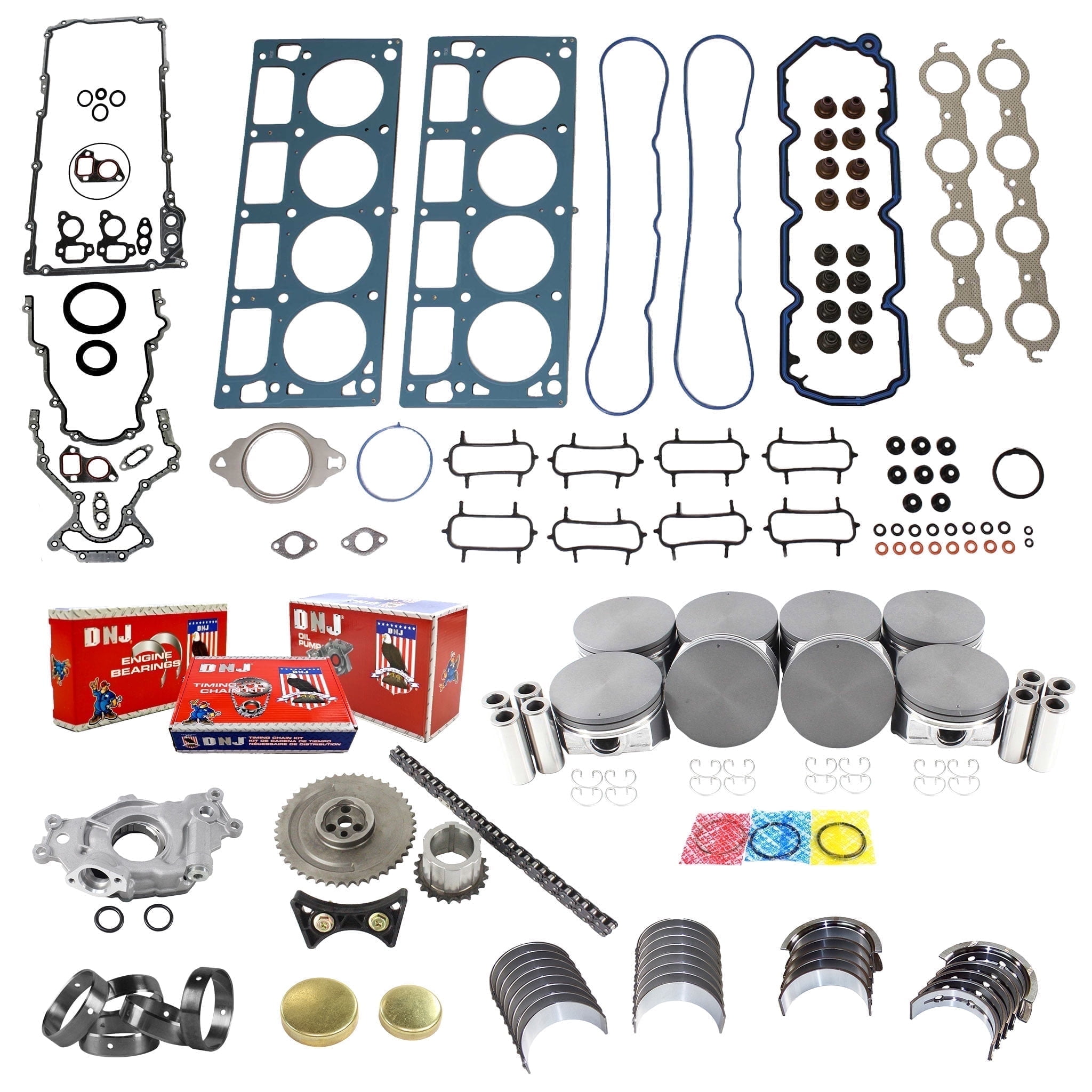 DNJ EK3175M Master Engine Rebuild Kit Fits Cars & Trucks 2005-2007 ...