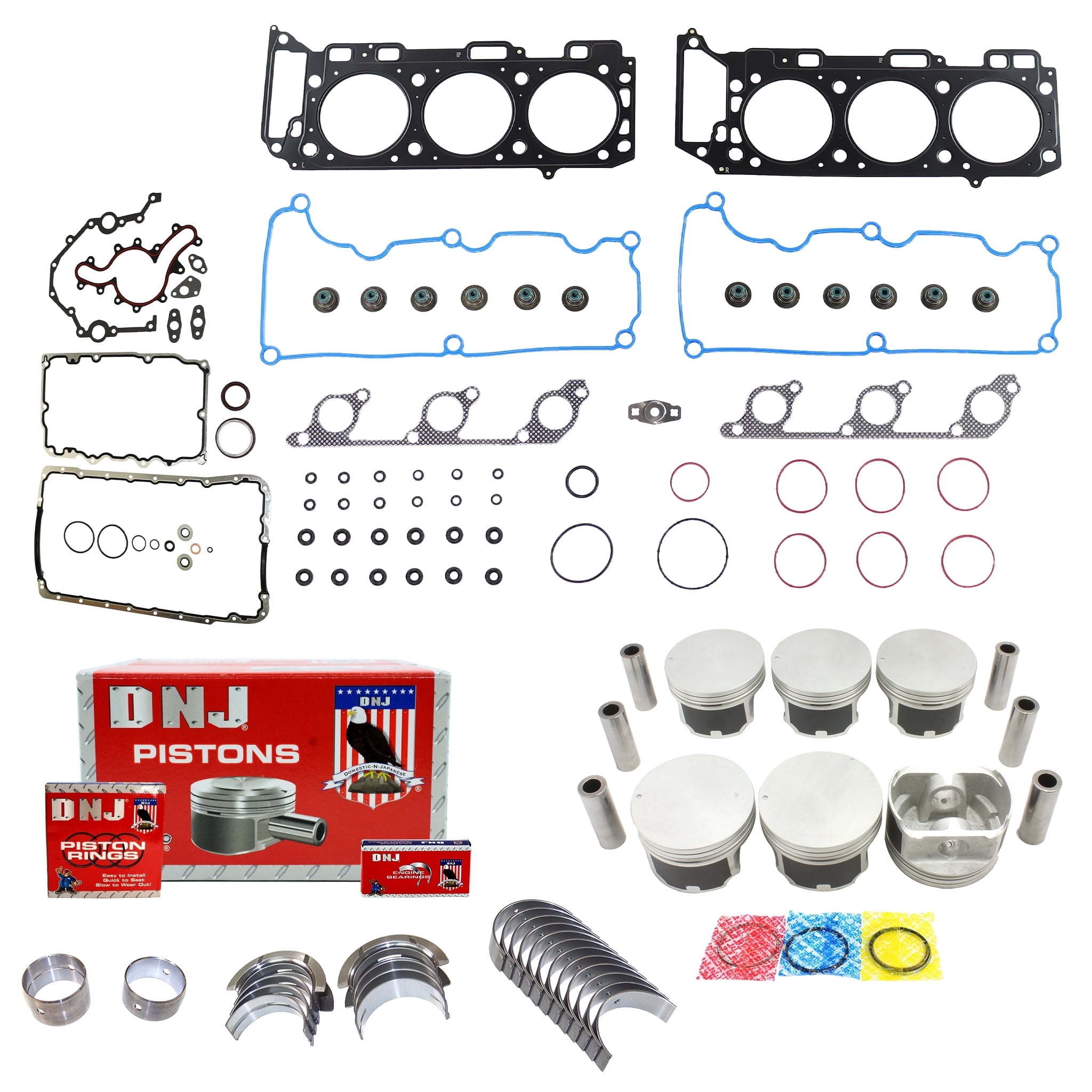 DNJ EK4132 Engine Rebuild Kit Fits Cars & Trucks 2005-2010 Ford 4.0L V6 ...