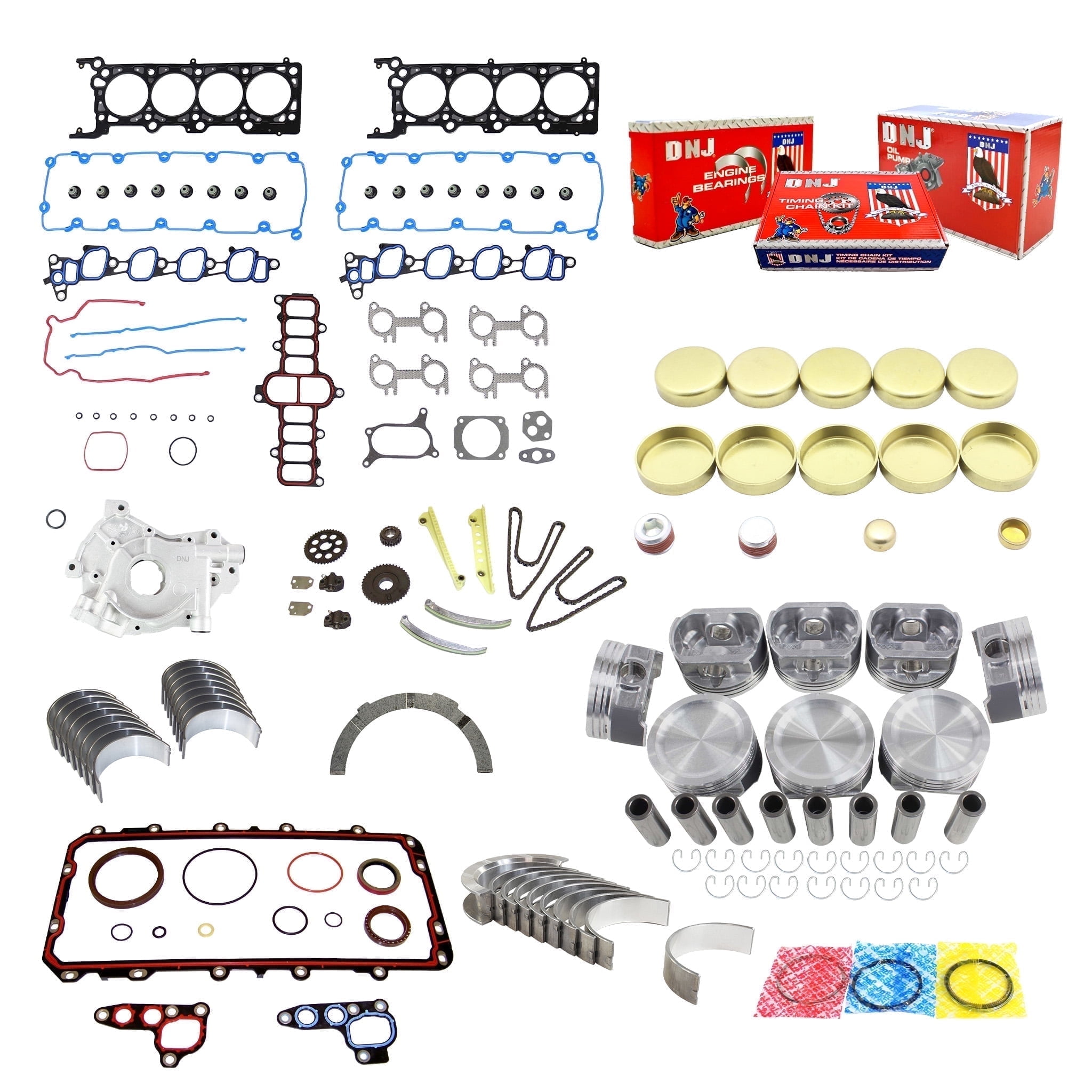 DNJ EK4155AM Master Engine Rebuild Kit Fits Cars & Trucks 2002 Ford F ...
