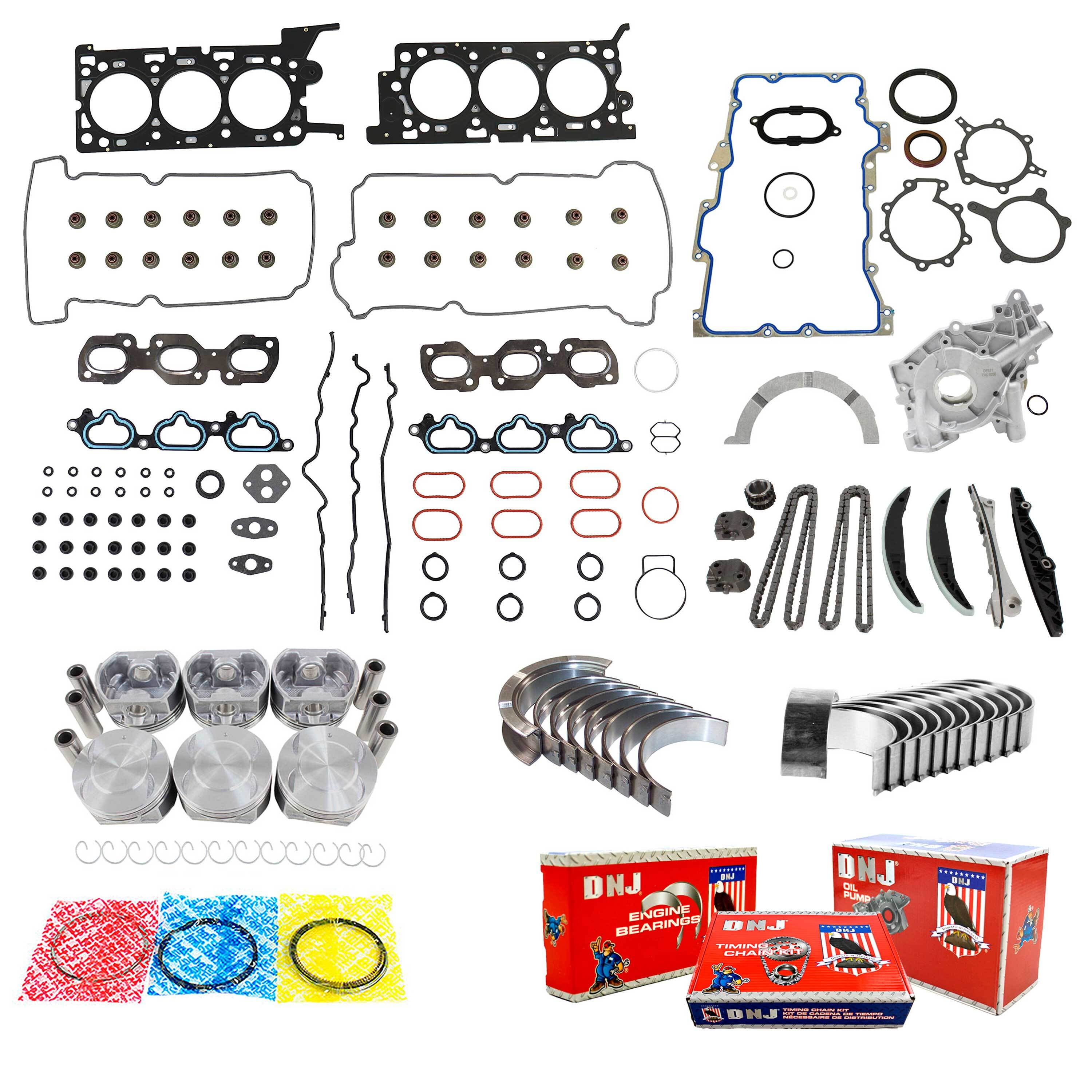 DNJ EK4194M Master Engine Rebuild Kit Fits Cars & Trucks 1996-2005 Ford ...